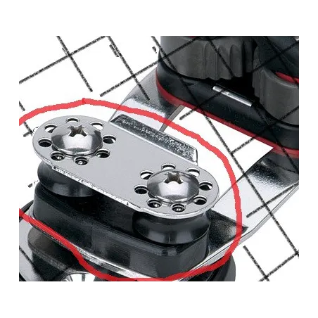 Harken repair kit for HK462 Micro Cam Base — Swivel, 16 mm Sheaves